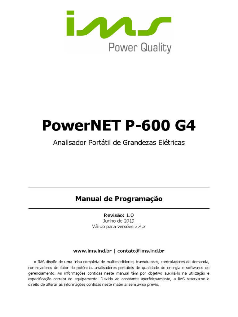 Tabela P-600 G4 IMS | PDF | Byte | Era da Informação