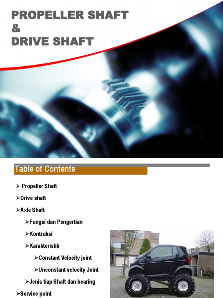 Propeller Shaft Dan Drive Shaft | PDF