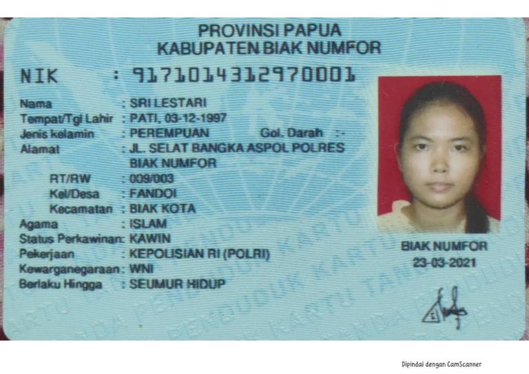 KTP SRI - Sri Lestari - 029 | PDF