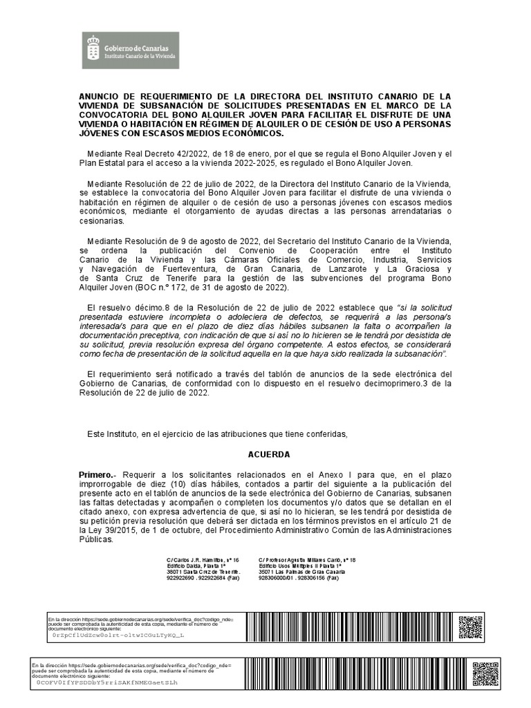 Anuncio | PDF | Islas Canarias