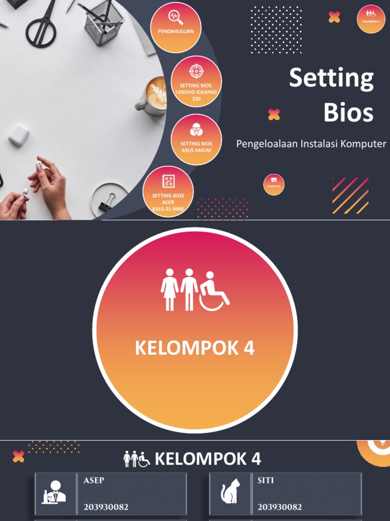 Cara Setting Bios Laptop. | PDF