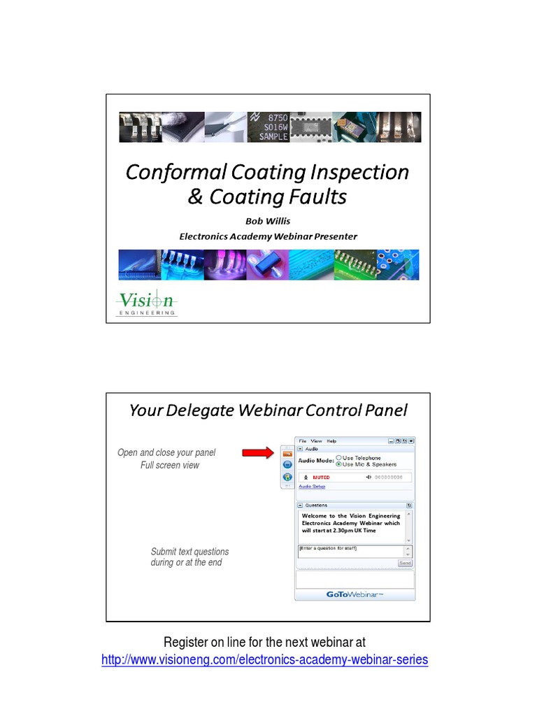 Conformal Coating Inspection Webinar | PDF | Printed Circuit Board ...