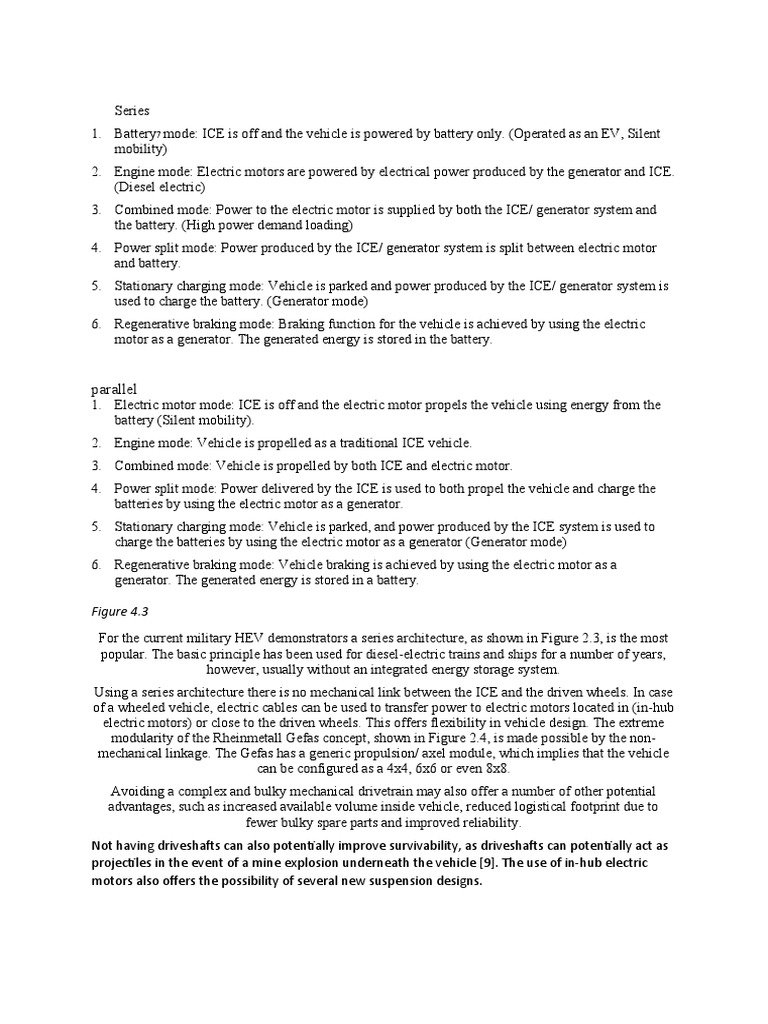 Electric Motor Mode | PDF | Electric Vehicle | Vehicles