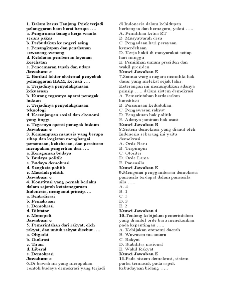 Soal Astika | PDF | Politik