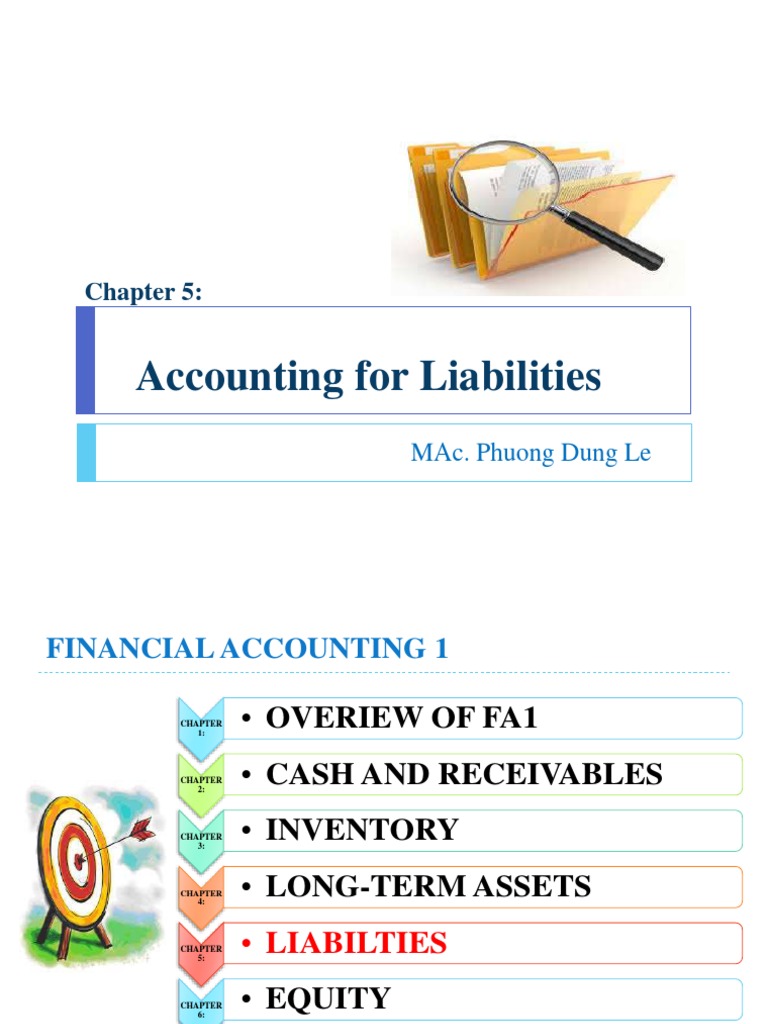 Accounting for Liabilities Guide | PDF | Value Added Tax | Accounts Payable