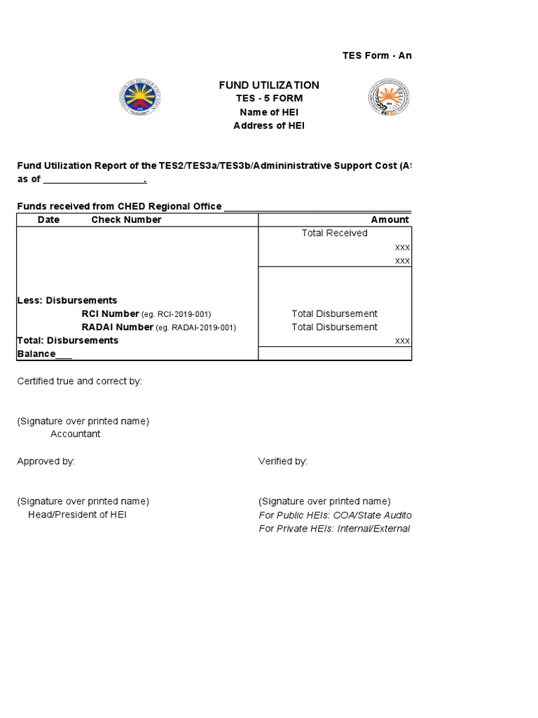 Annex 7 - Fund Utilization Report (FUR) - Updated | PDF