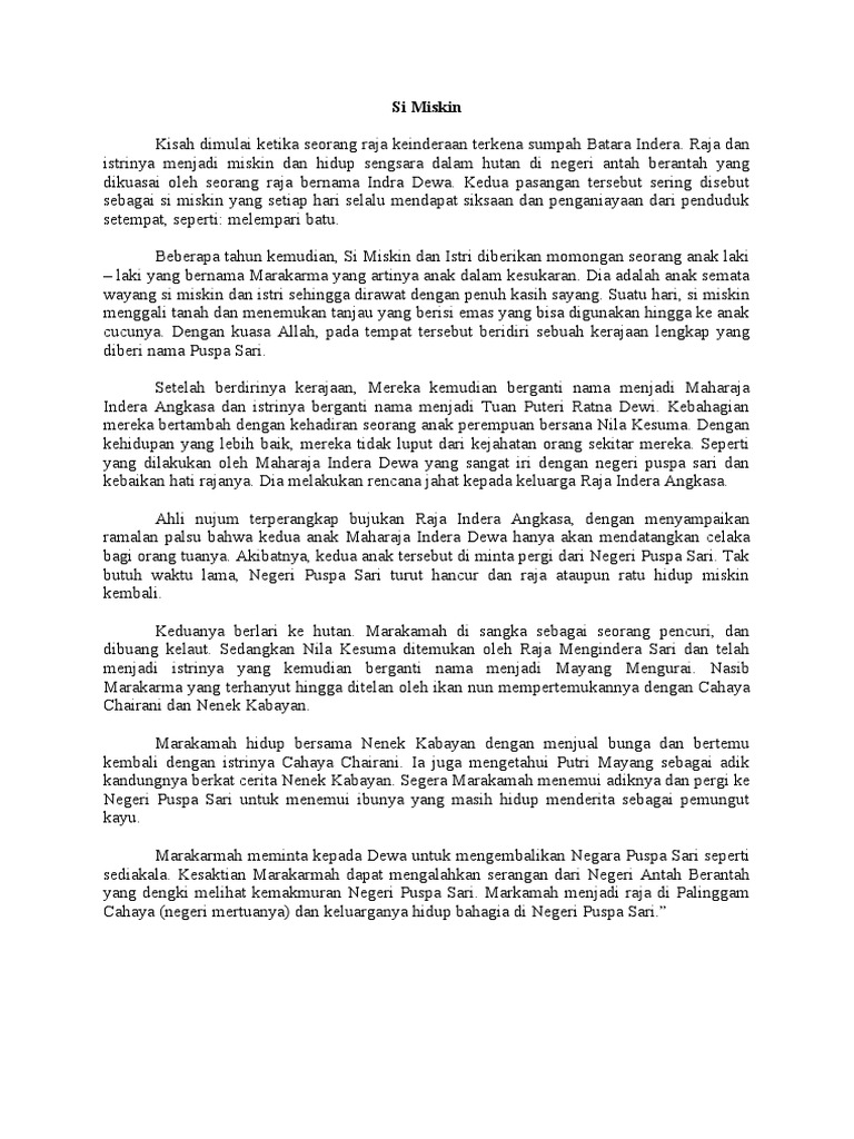 Teks Hikayat | PDF