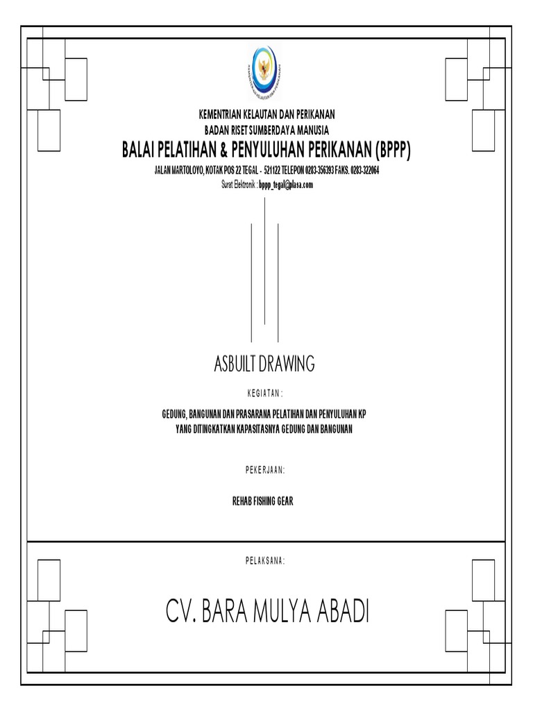 Asbuilt Drawing Fishing Gear | PDF