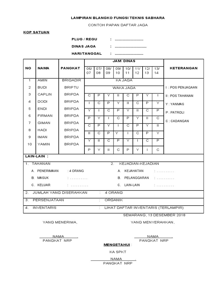 03 Lampiran Blangko | PDF