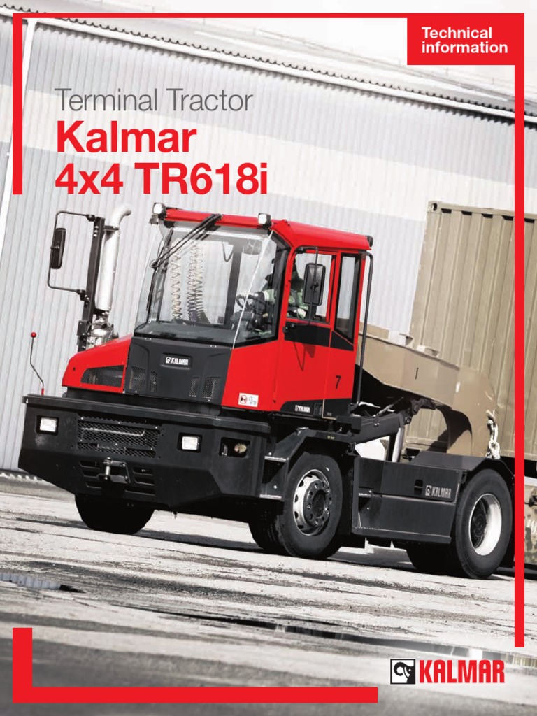 Kalmar Heavy Terminal Tractor TR618i 4x4 Spec Sheets USA 1 | PDF ...