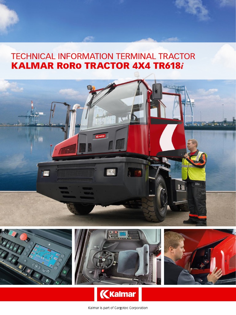 Technical Specifications and Dimensions of the Kalmar RoRo Tractor 4x4 ...