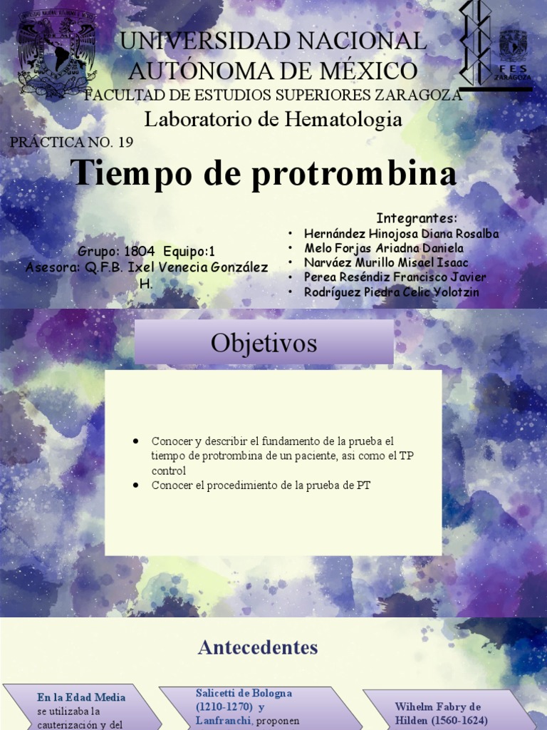 Tiempo de Protrombina | PDF | Coagulación | Nutrientes
