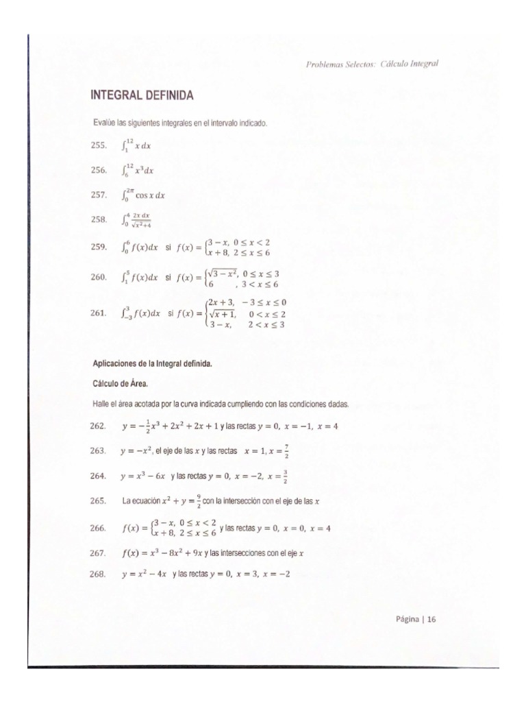 Integrales | PDF