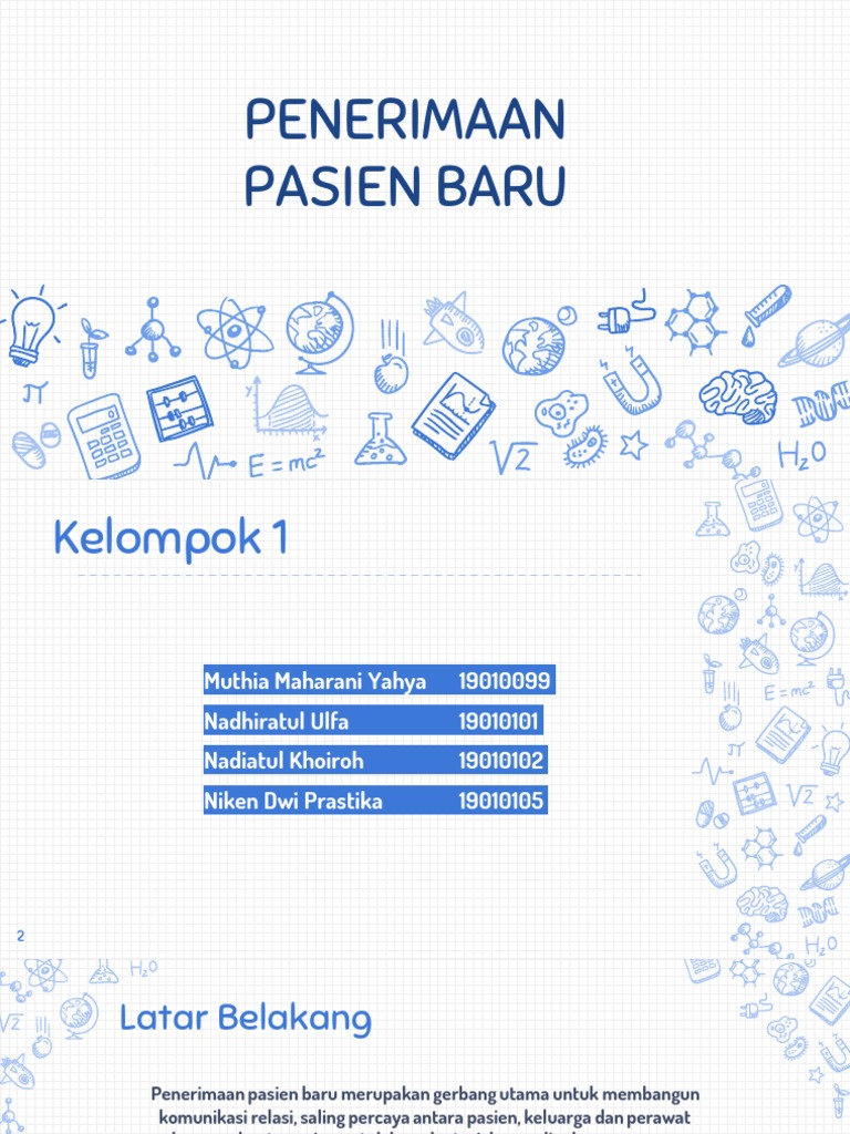 KELOMPOK 1A Penerimaan Pasien Baru | PDF | Kesehatan Holistik | Sains ...