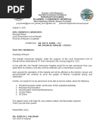 Letter To DPWH | PDF