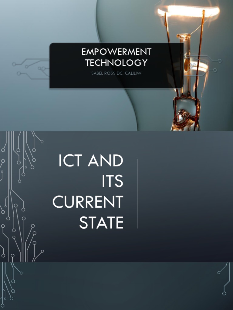 ICT and Its Current State | PDF | World Wide Web | Internet & Web