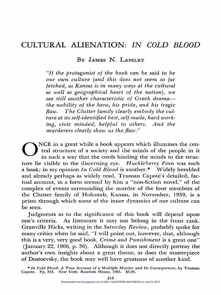 Cultural Alienation | PDF