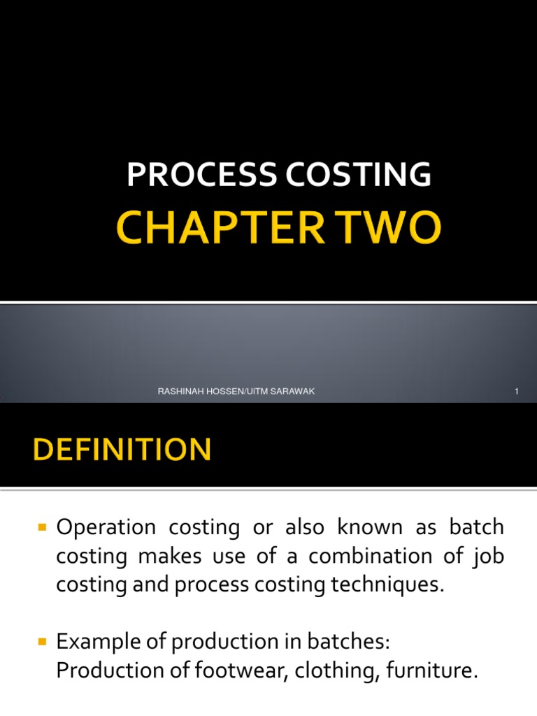Understanding Process Costing Methods | PDF | Inventory | Cost
