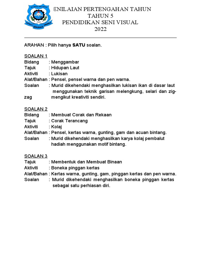 Soalan PSV | PDF