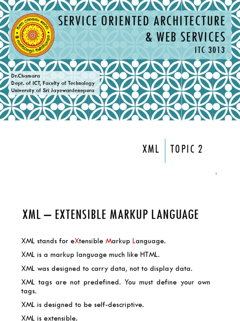 SOA - WS-Topic 2 | Download Free PDF | Xml | Html