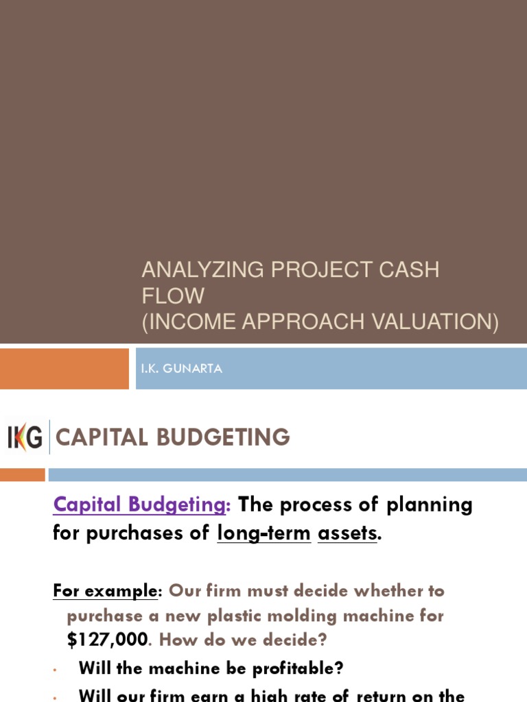 4 Analysing Project Cash Flow | PDF | Capital Budgeting | Depreciation