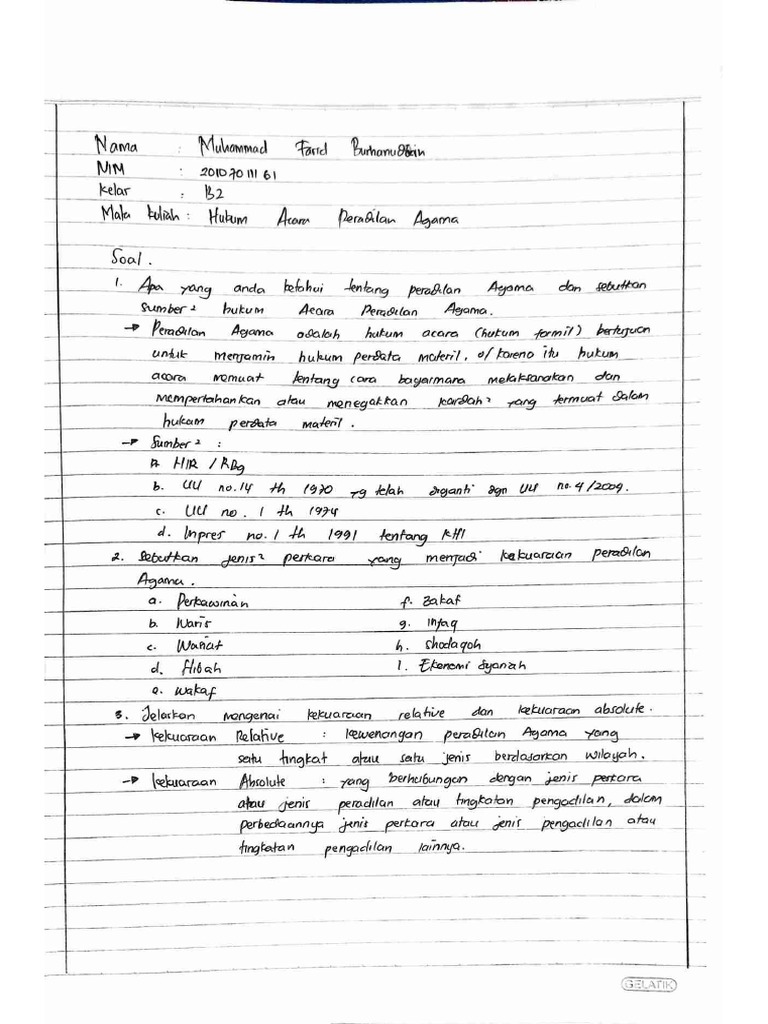 Uas Hapa Tulis Farid | PDF