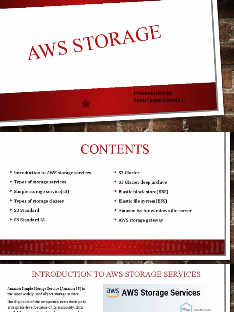 Aws Storage | PDF | Amazon Web Services | Cloud Computing