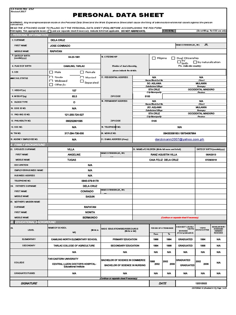 PDS Doh 2022 | PDF | Health Care | Nursing