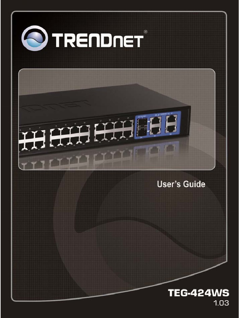 Ug Teg-424ws | PDF | Ethernet | Computer Network