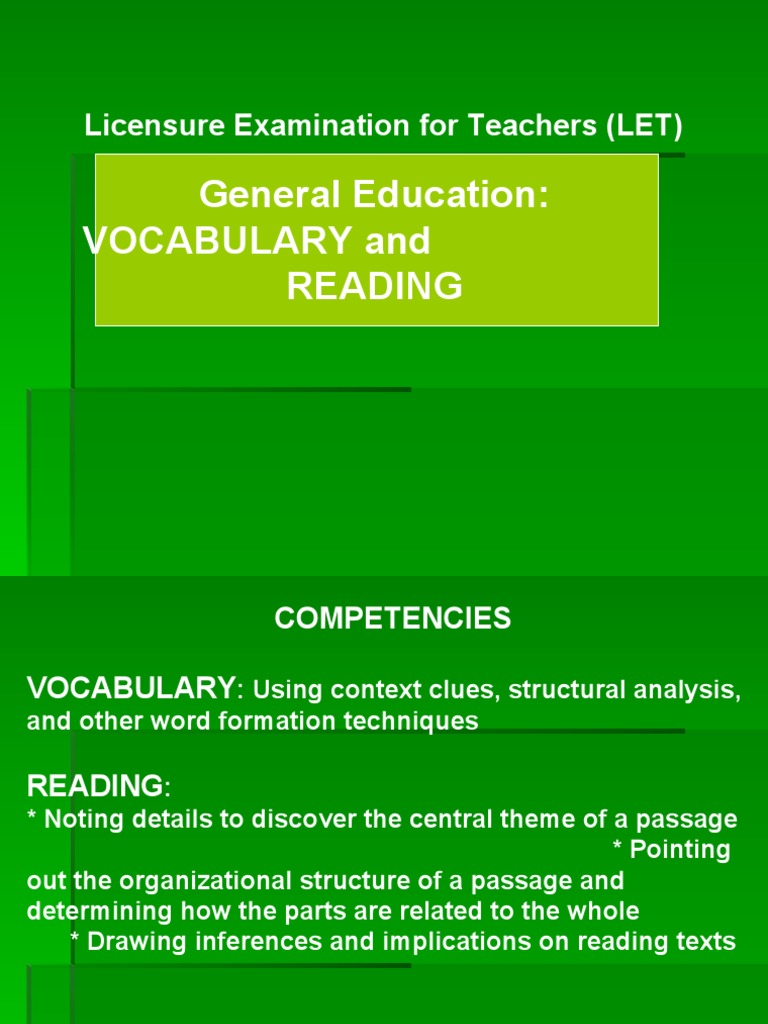3 Vocabulary and Reading Reading | PDF | Rhyme | Reading Comprehension
