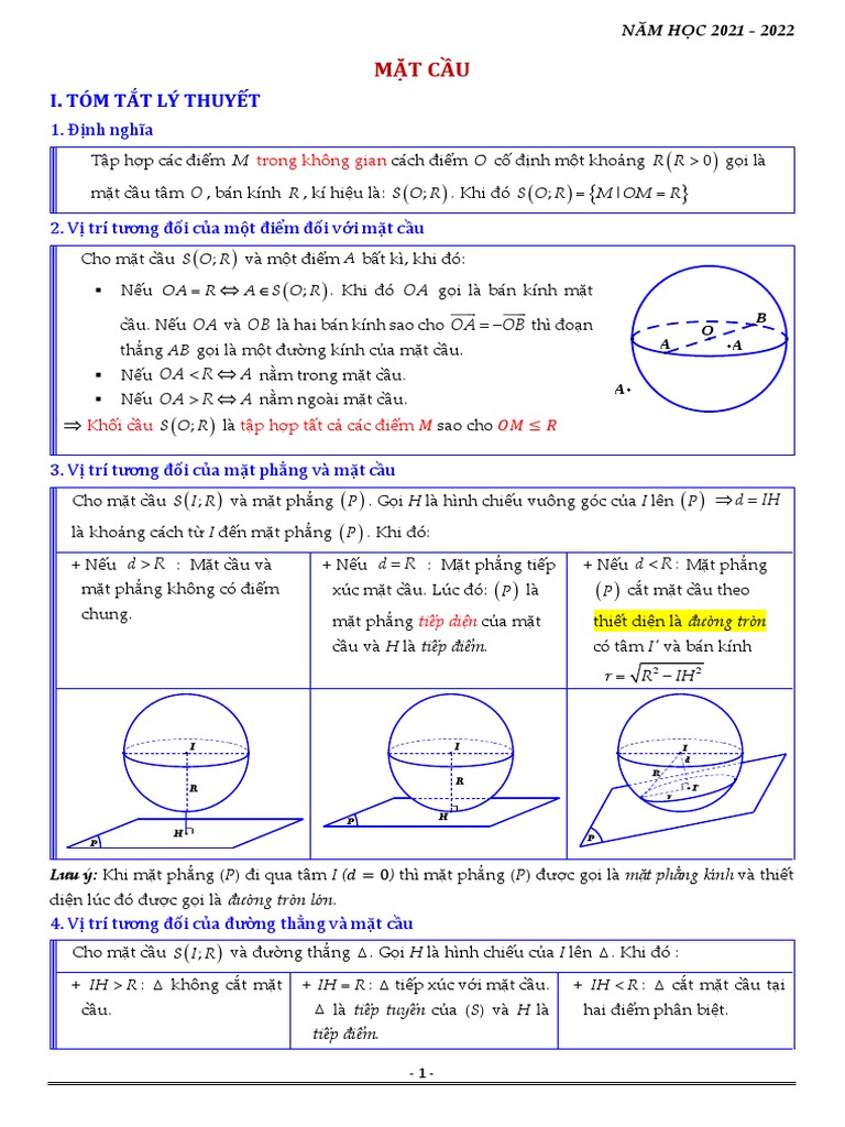 Ly Thuyet Va Bai Tap Mat Cau | PDF