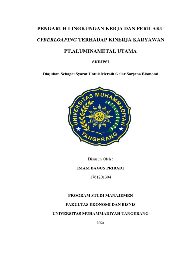 Skripsi Fix Imam Bagus Pribadi 1 | PDF