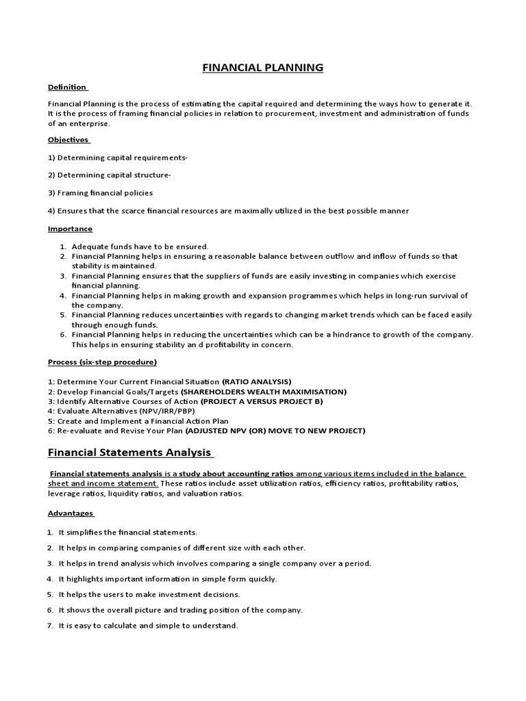 Financial Planning | PDF | Dividend | Investing