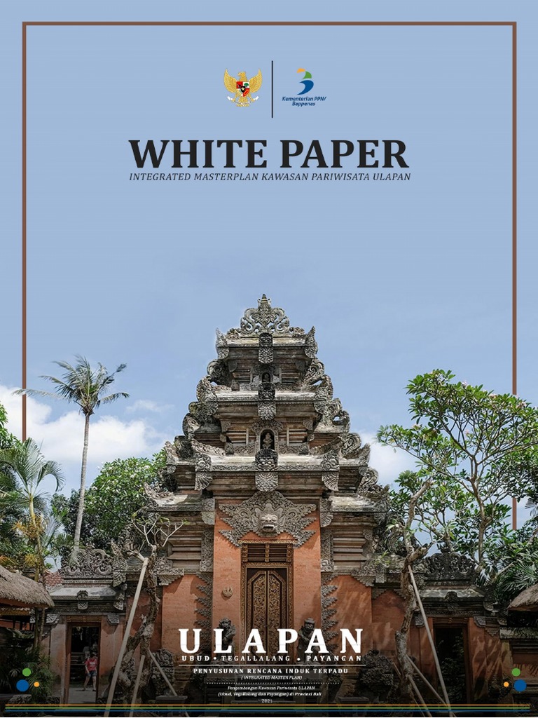 White Paper Integrated Masterplan Kawasan Pariwisata Ulapan | PDF