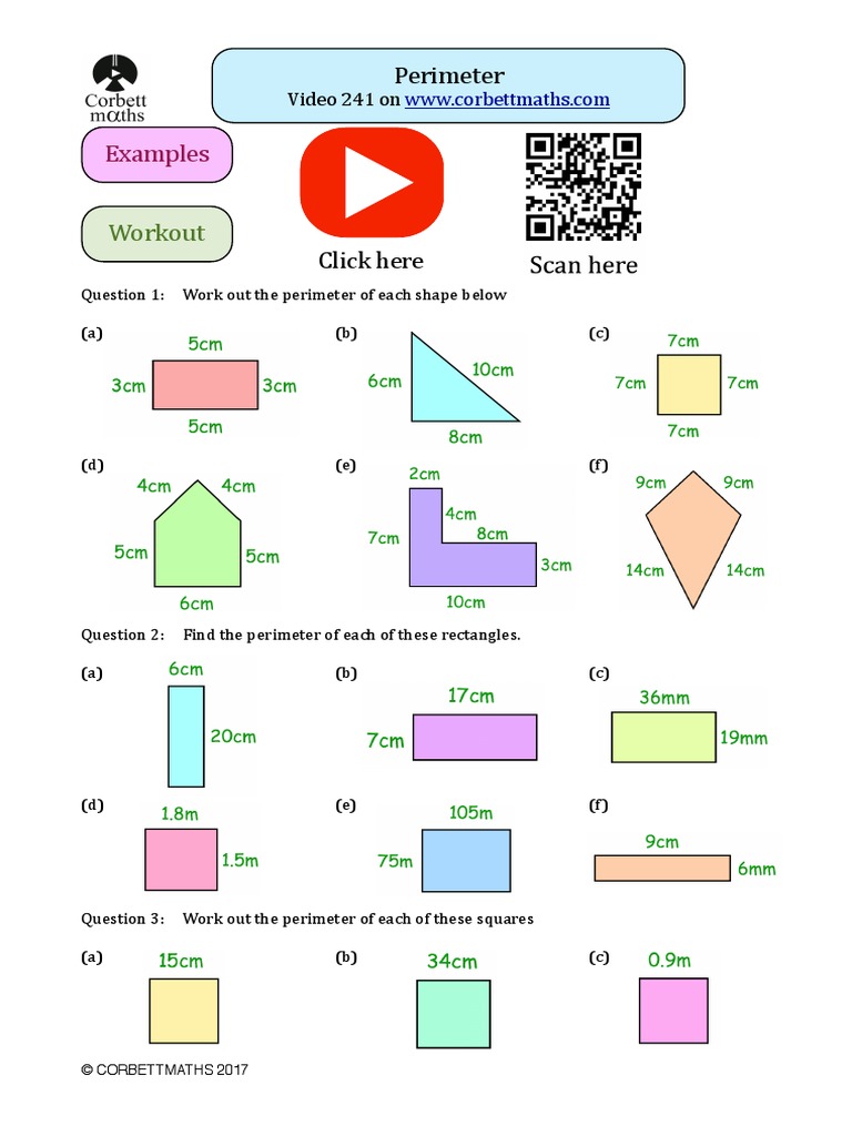 Perimeter Pdf2 | PDF | Area | Rectangle