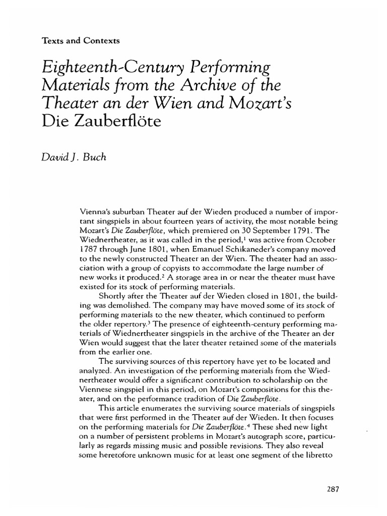 Eighteenth Century Performing Materials | PDF | Classical Music ...