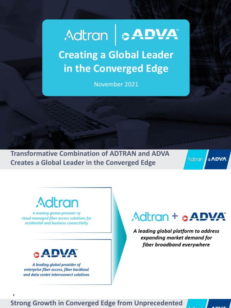 Adtran Adva | PDF | Prospectus (Finance) | Securities Act Of 1933