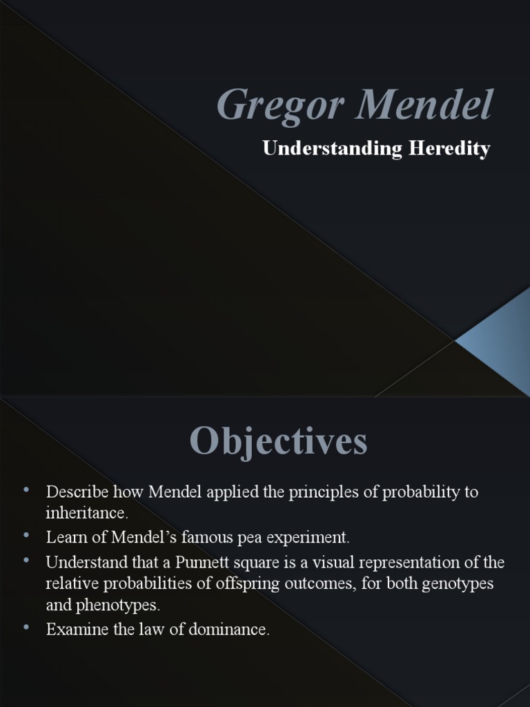 Gregor Mendel | PDF | Dominance (Genetics) | Genetics