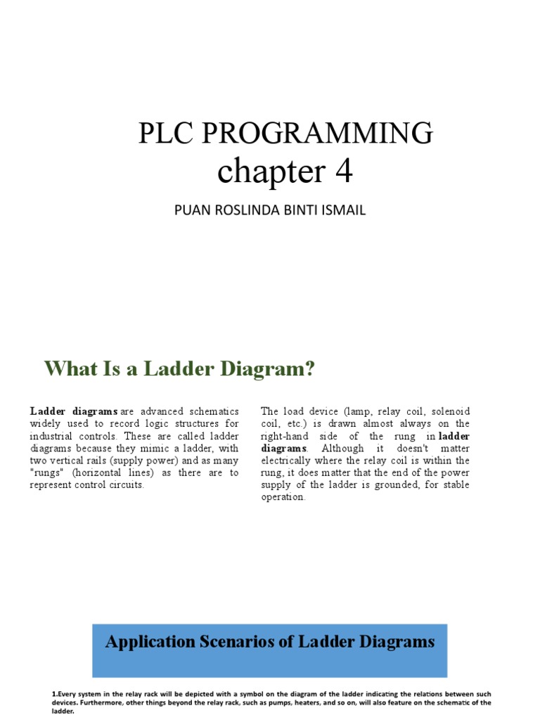 Chapter 4 PLC Programming 2022 | PDF | Programmable Logic Controller | Computer Programming