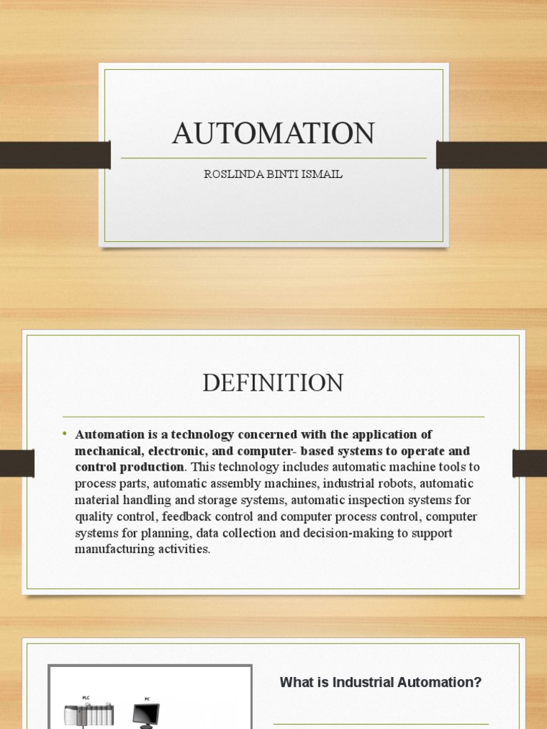 Industrial Automation Overview | PDF | Automation | Machines