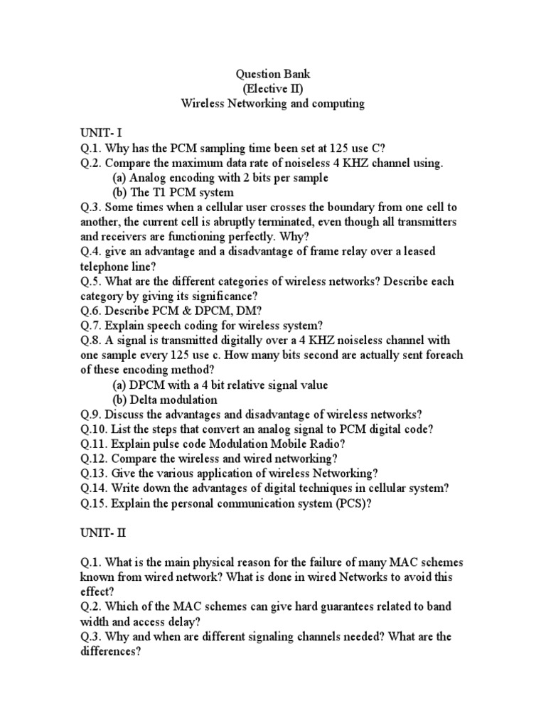 Wireless Networking | PDF | Computer Network | Wireless Lan