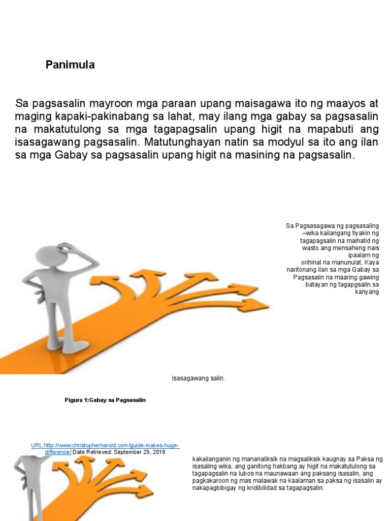 W6 Lesson 5 Batayan NG Pagsasalin Presentation | PDF