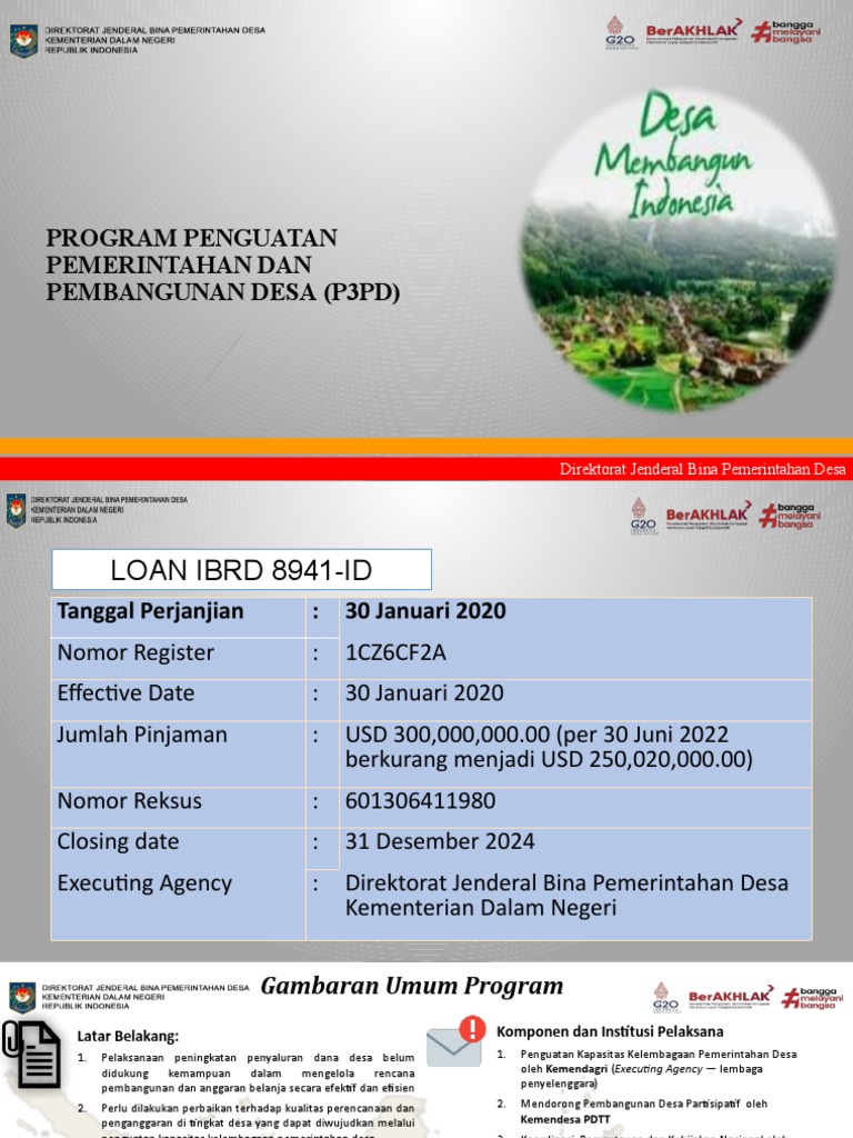 GAMBARAN UMUM P3PD Komponen 1 - 301122 | PDF | Bisnis