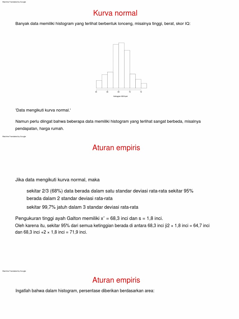04 Normal Approximation For Data and Binomial Distribution | PDF