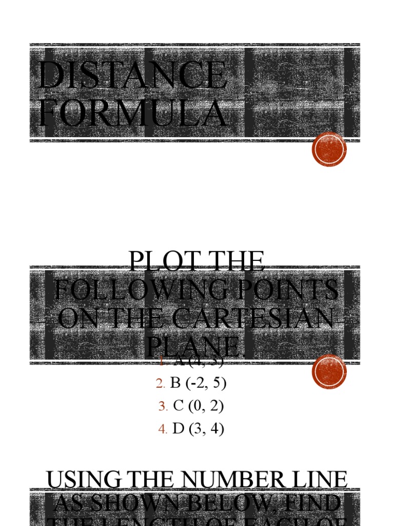 Distance Formula | PDF