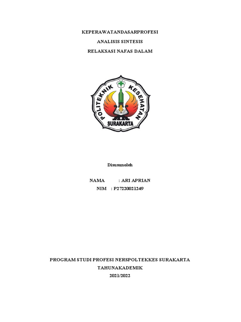 Ansin Relaksasi Nafas Dalam | PDF
