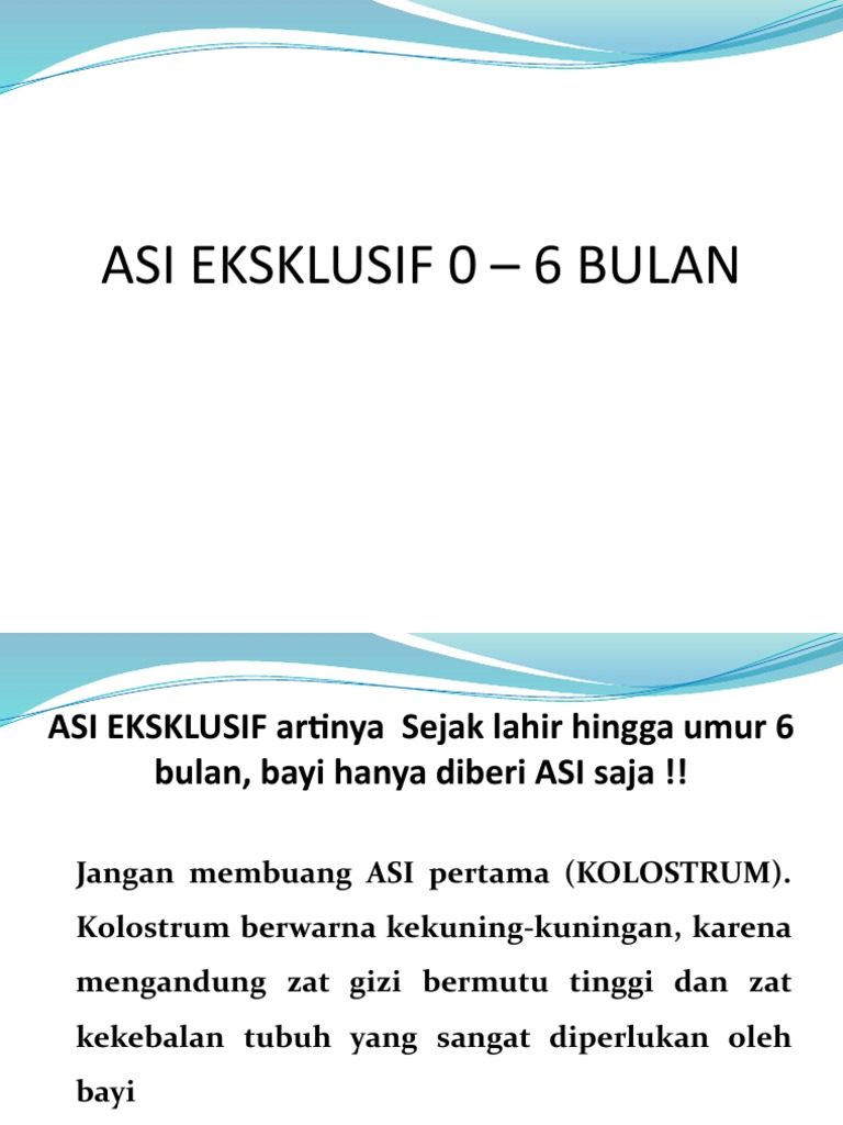 CARA PERHITUNGAN ASI Eks | PDF