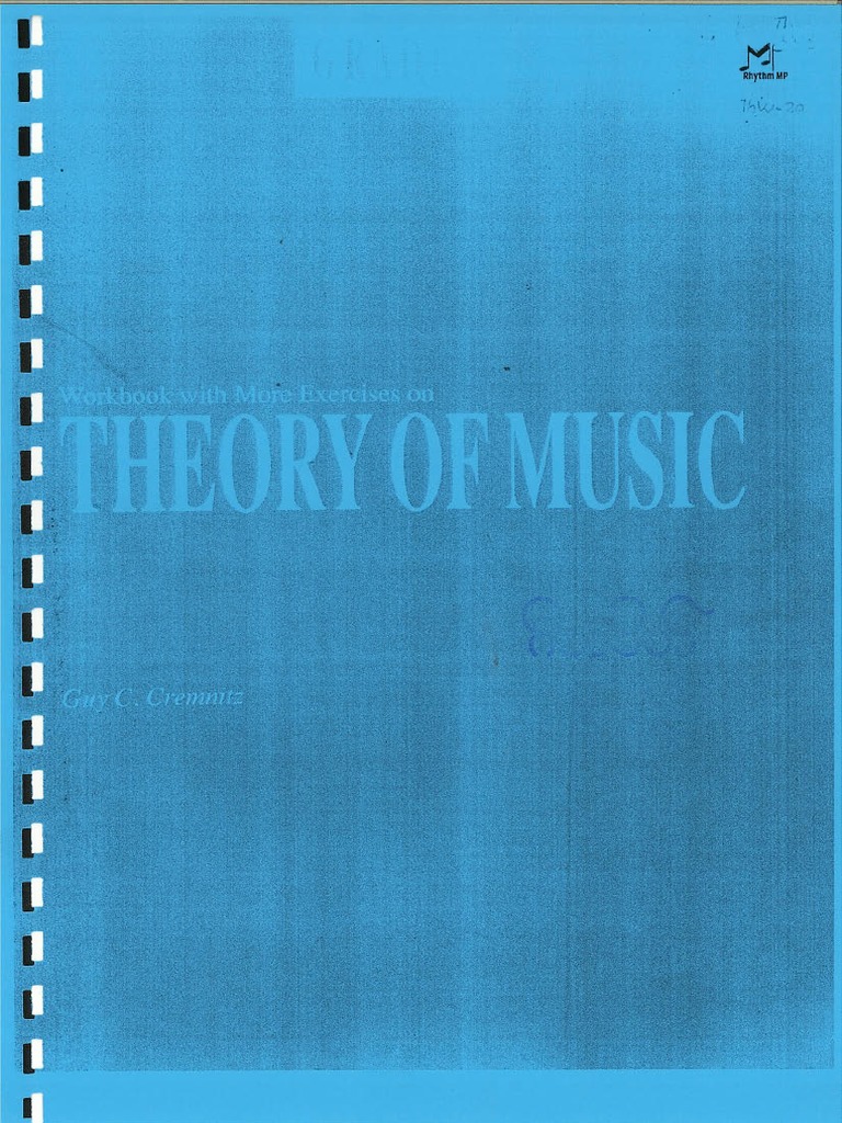 Theory of Music Grade 1 Update | PDF | Clef | Elements Of Music