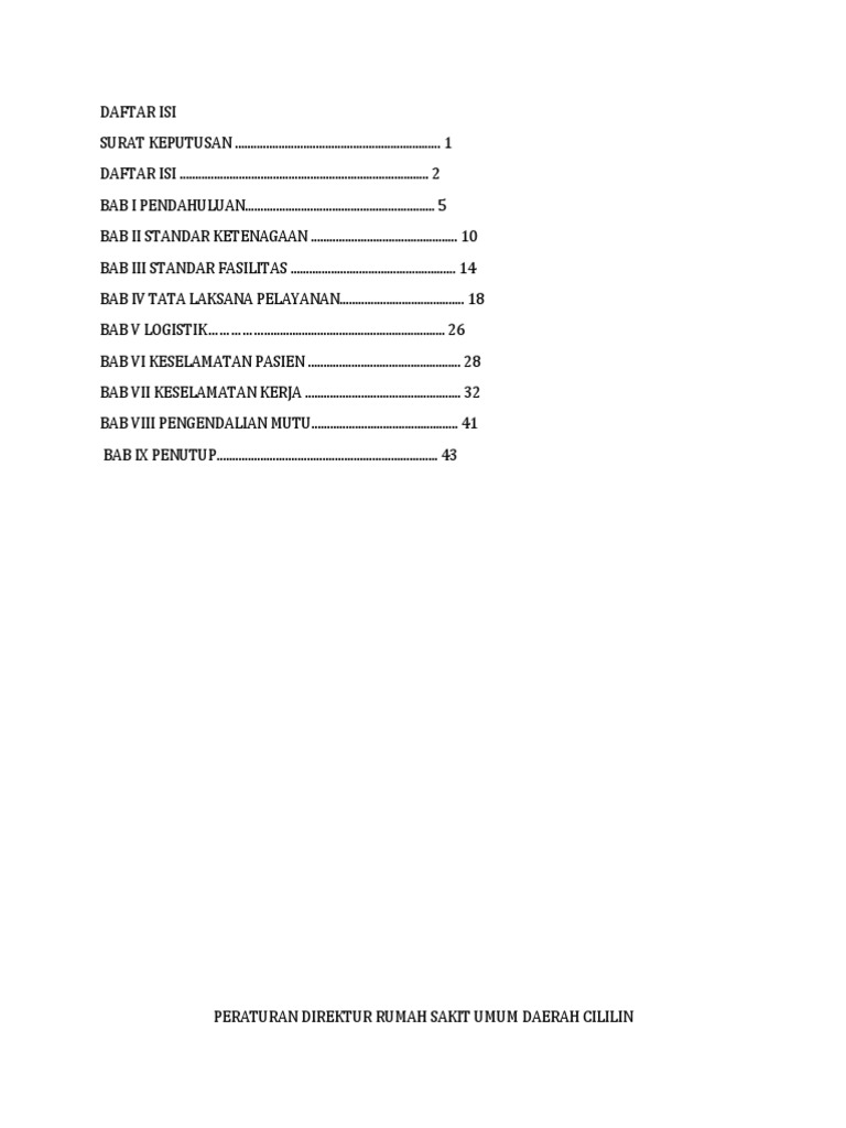 SK Pedoman CSSD | PDF