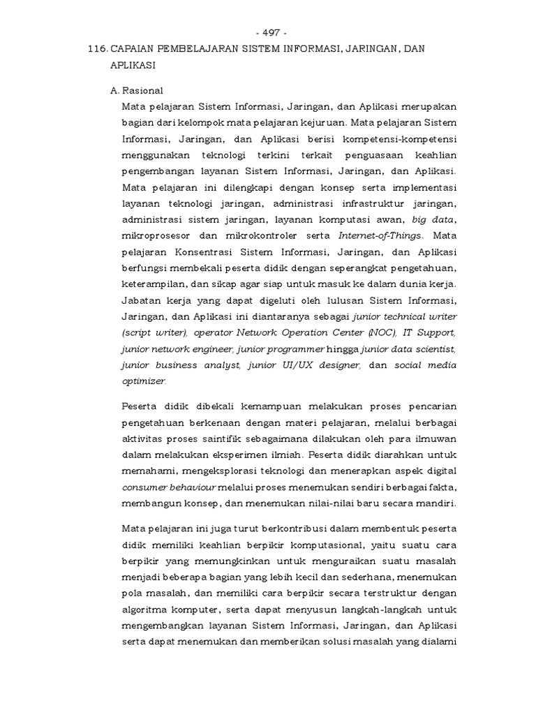 CP TKJ Kelas Xi Xii | PDF